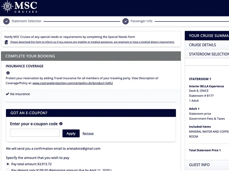 MSC Cruises deals for 2020 | finder.com